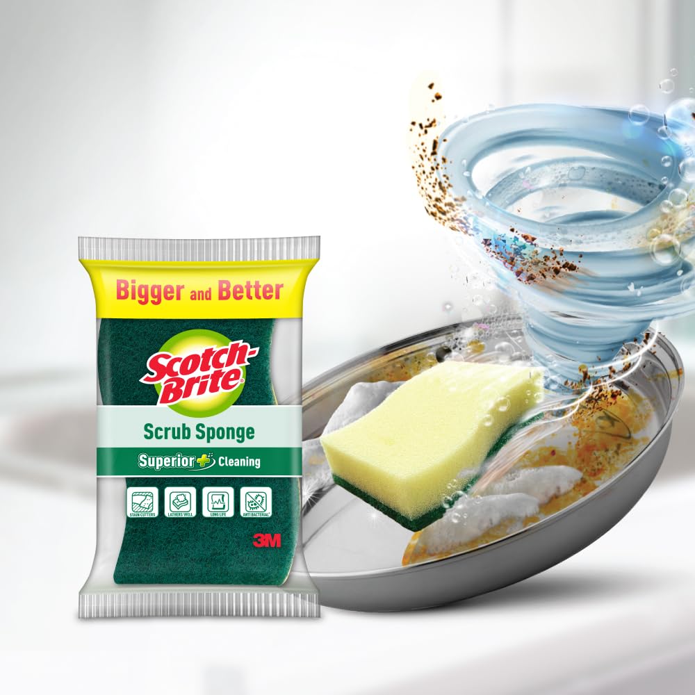 Scotch-Brite Scrub Sponge (Large) | Ant Mascot | Ant Mascot