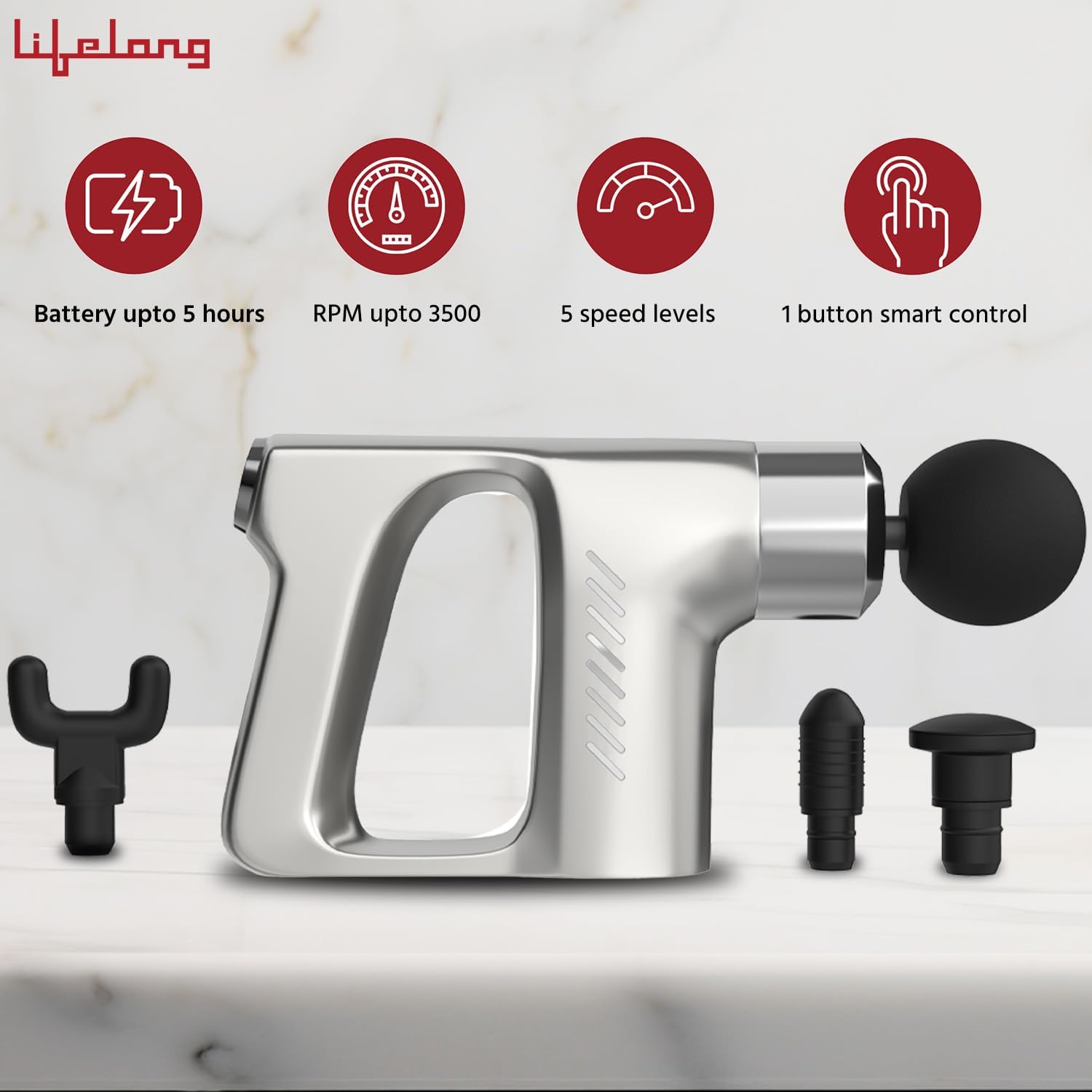 Lifelong Full Body Massager - Massage Gun Machine - Massager Gun with ...